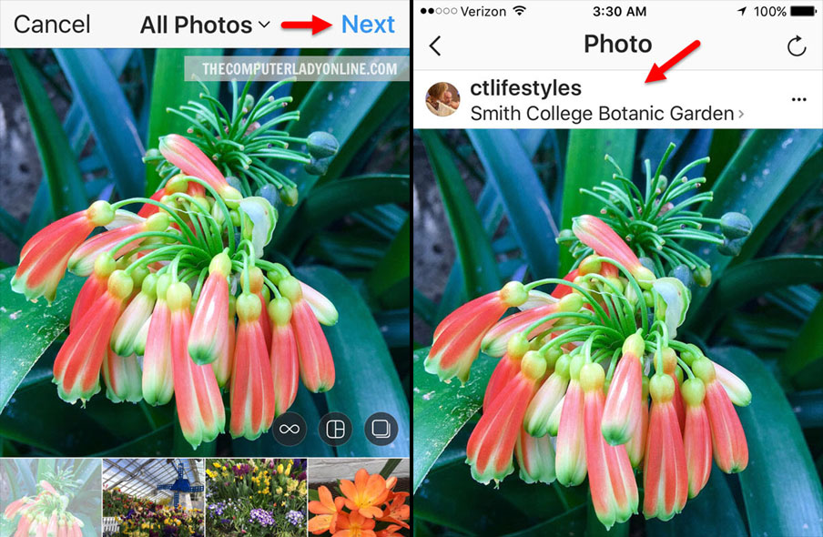 How To Add A Location To A Photo On Instagram